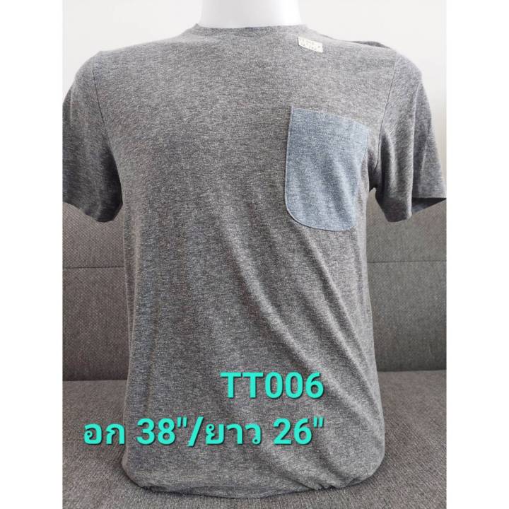 (TT006) เสื้อยืดคอกลมแขนสั้น มือสอง core by jack & jones | Lazada.co.th