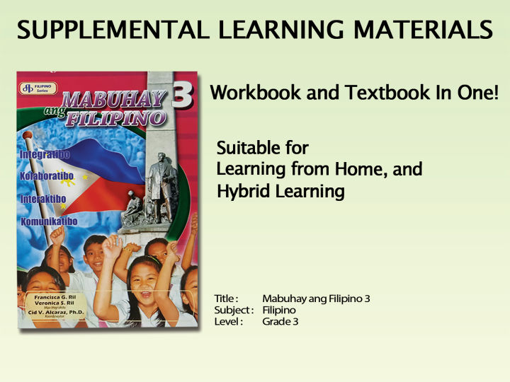 FILIPINO TEXTBOOK Mabuhay ang Filipino Grade 3 (Elementary Series ...