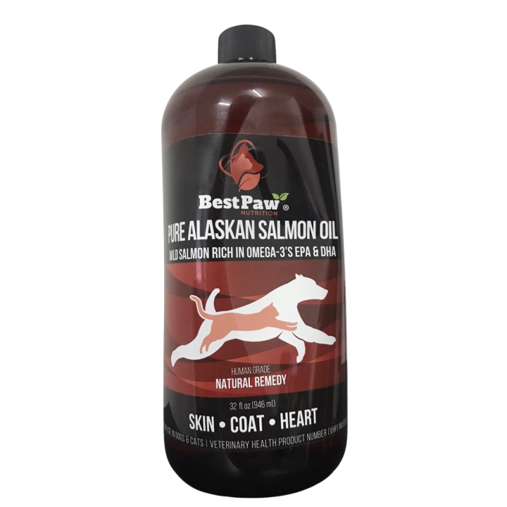 Best Paw Nutrition Pure Alaskan Salmon Oil Rich in Omega-3's EPA and ...