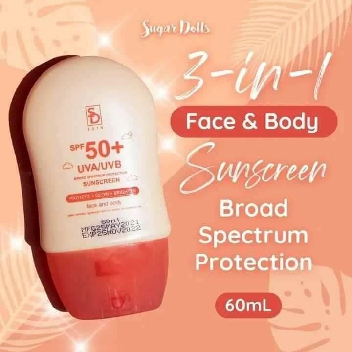 Sugar Dolls Sunscreen SPF 50+ UVA/UVB Broad Spectrum Protection for ...