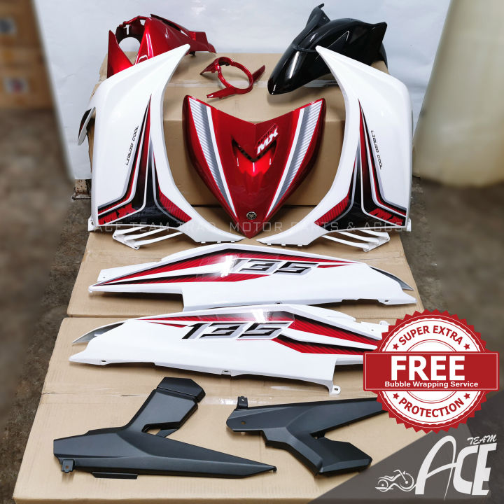 Coverset LC135 V2 V3 V4 V5 V6 V7 Jupiter MX 135 Red Yamaha LCV2 LCV3 ...