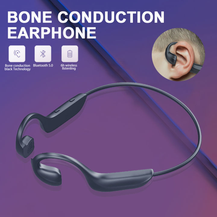 New G100 TWS Bone Conduction Wireless Bluetooth Earphone Earbuds Sports ...