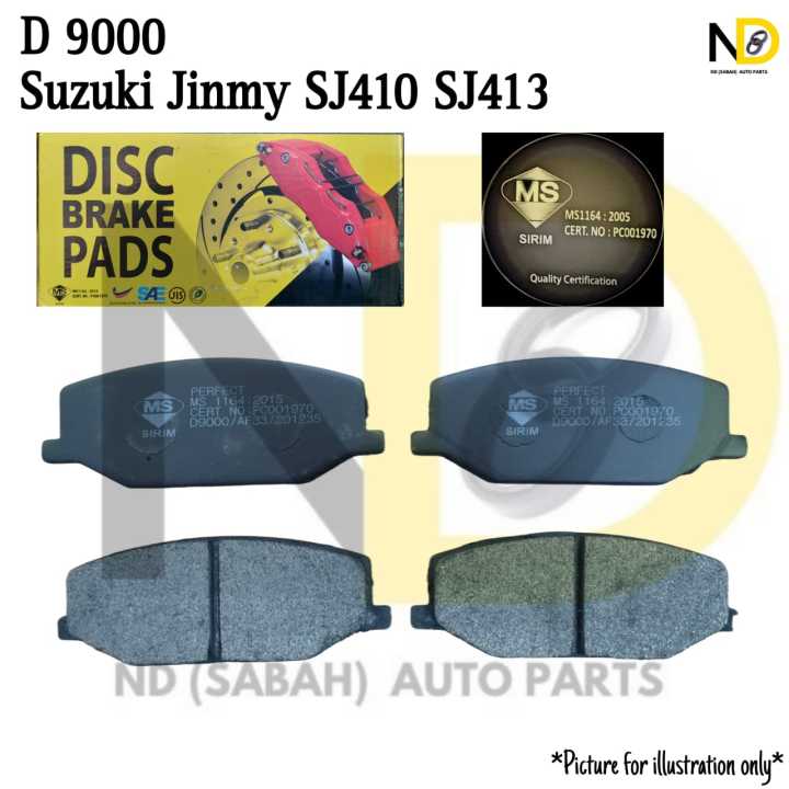SUZUKI JIMNY SJ410 SJ413 D9000 FRONT BRAKE PAD | Lazada