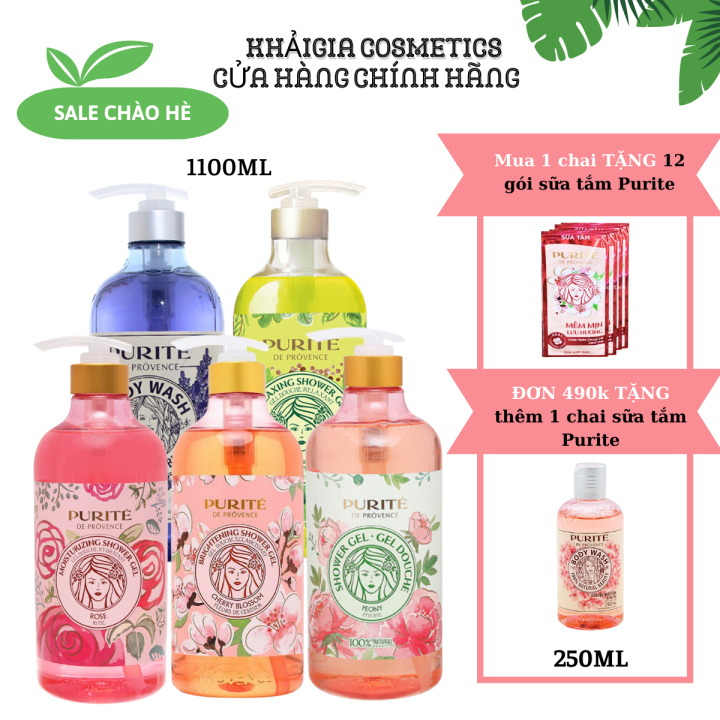 Sữa Tắm Thiên Nhiên Purité 1100ml | Lazada.vn