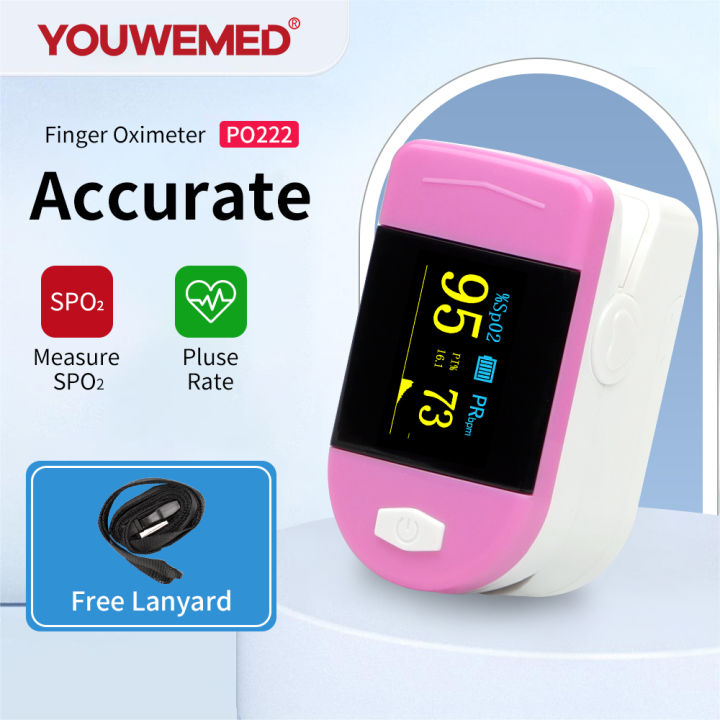 YOUWEMED NEW Finger Pulse Oximeter Digital Pulse Oximeter Finger Blood ...