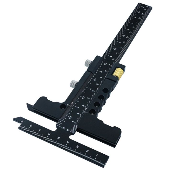 【BEUMK】 Woodworking Marking Line Gauge T Shaped Sliding Ruler for ...