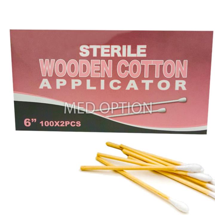 Cotton Applicator Small Tip Sterile 100's TOPCARE | Lazada PH