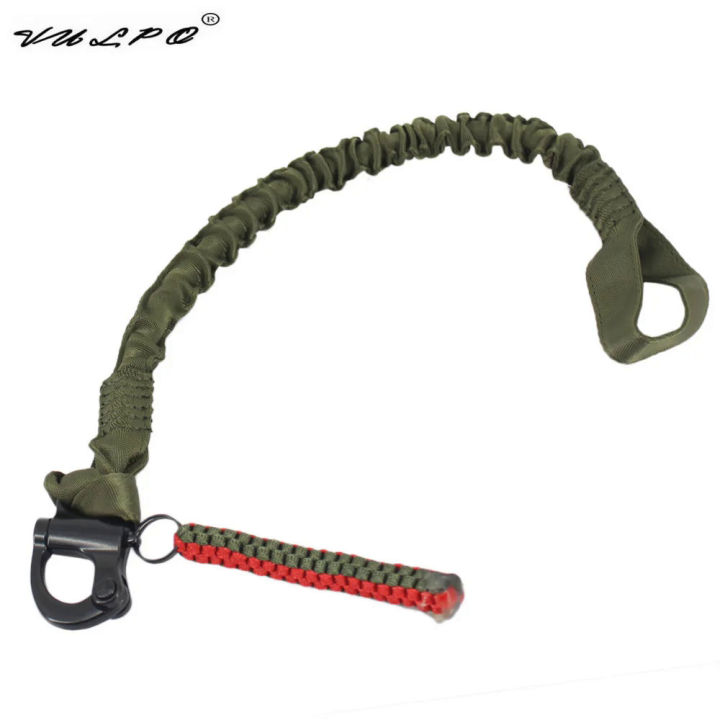 VULPO Tactical Quick Release Safety Sling Lanyard Retractable Retention ...