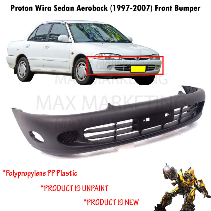PROTON WIRA SEDAN AEROBACK (1997-2007) FRONT BUMPER POLYPROPYLENE (PP ...