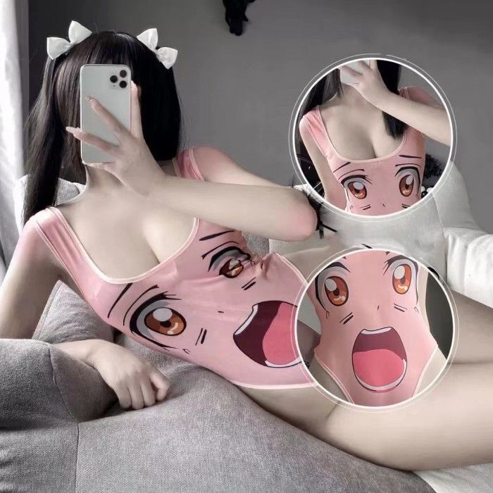 ( COD ) Lingerie kartun sexy bodysuit halus rayuan seragam dress seksi - pink Diskon | Lazada ...