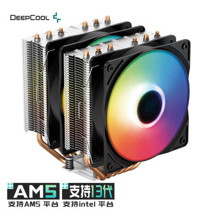 Kyushu DEEPCOOL Frost Tower V5 ARBG Night CPU Radiator (Twin Towers /6 ...