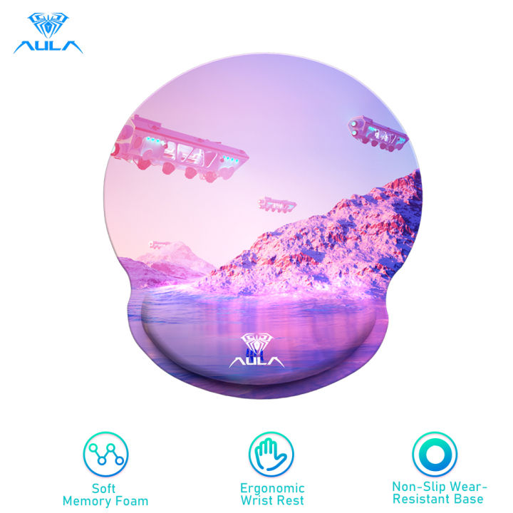 AULA F-X01 cute professional mouse pad with space pattern, comfortable ...