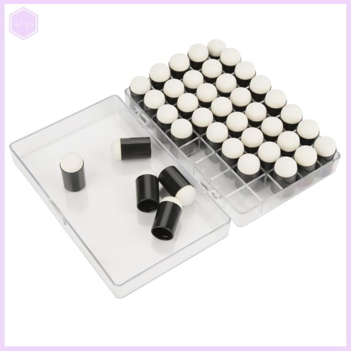WFYW 40pcs Thiết kế vừa vặn với ngón tay Bút bọt ngón tay Đen Dụng cụ ...