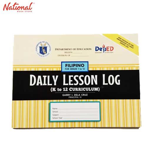 Lesson Log Daily Filipino K12 | Lazada PH