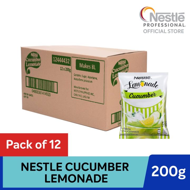 NESTLÉ Cucumber Lemonade 200g - Pack of 12 | Lazada PH