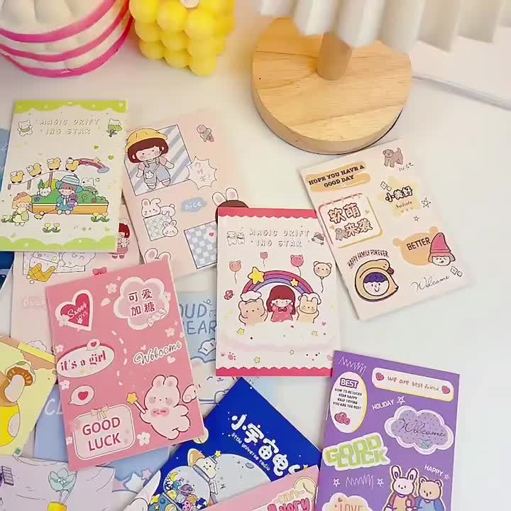 Diya Cute Cartoon Small Notebook Student Learning Stationery Mini ...