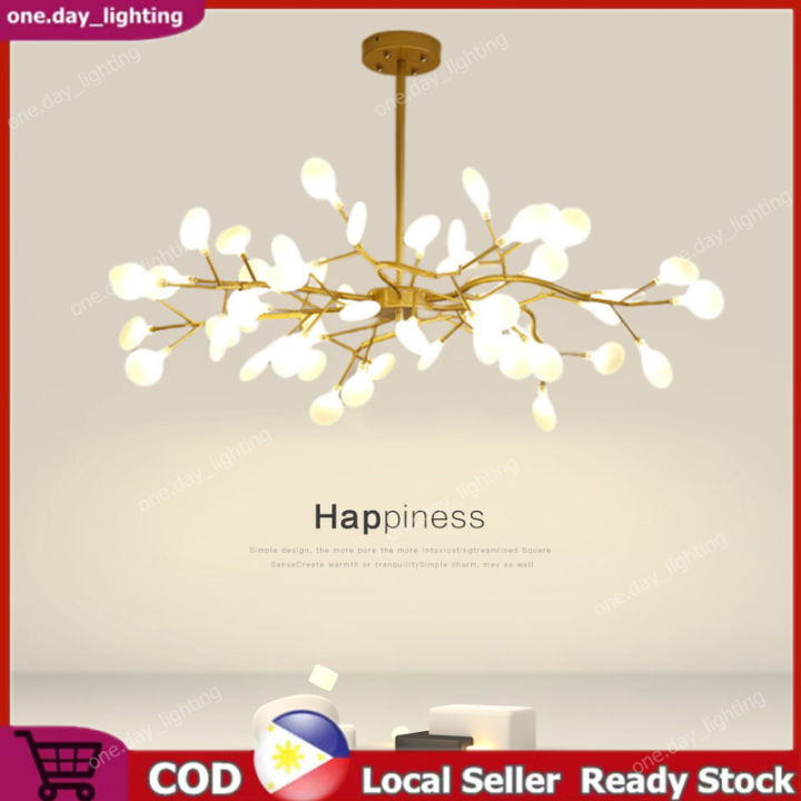 Modern Pendant Lamp for Living Room Dining Bedroom Chandelier Tricolor ...