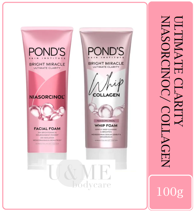Pond's Bright Miracle Ultimate Clarity Niasorcinol Facial Foam ...