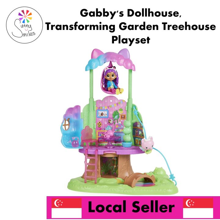 Gabby's Dollhouse, Transforming Garden Treehouse Playset | Lazada Singapore
