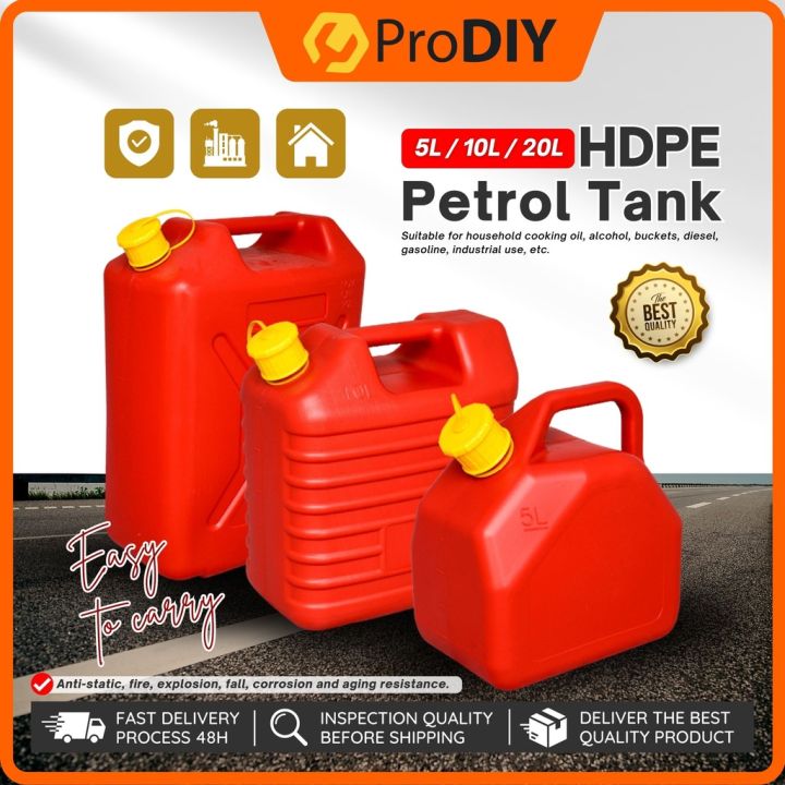 HDPE Petrol Tank 5l/10l/20l Fuel Tank Petrol Tank Oil Tank Car Gas Water Tank Hidden Tube ...