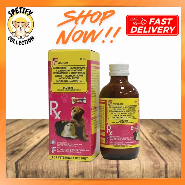 scourvet 60mL Oral Anti-Diarrheal Suspension for Dogs and Cats | Lazada PH