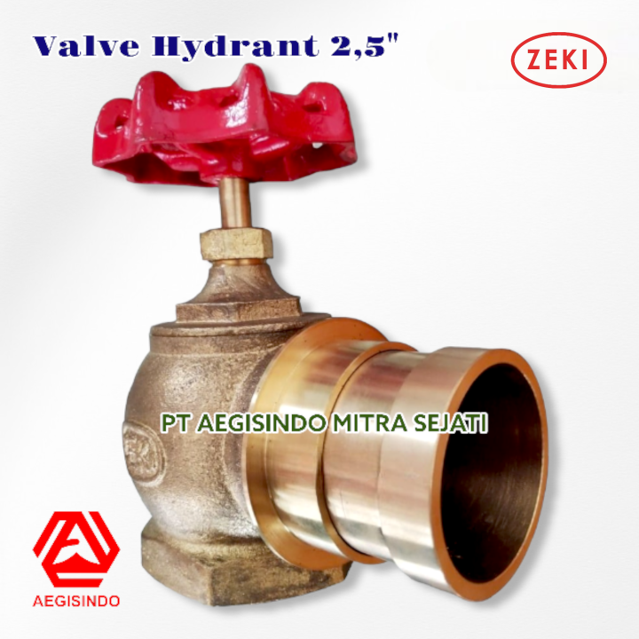 Valve Hydrant 2.5 inch Coupling Machino Kran Pemadam Full Kuningan ...