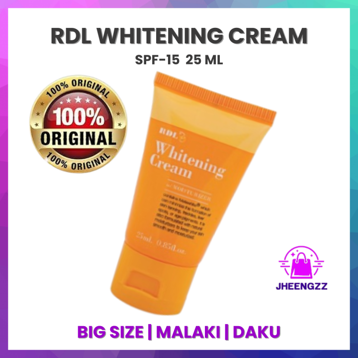 RDL Whitening Cream with Moisturizer 25 ML 100% ORIGINAL | Lazada PH