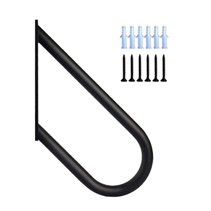 Wall Mount Handrail Outdoor Step Safe Grab Bar Stair Railing Bent Grab ...