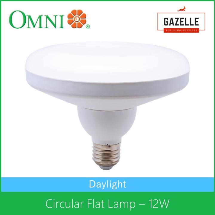 Omni LED Flat Lamp Circular Daylight - 12W | Lazada PH