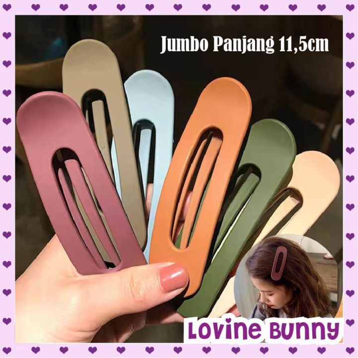 JEPIT RAMBUT BESAR JUMBO MODEL KOREA / JEPIT PONI JUMBO IMPORT / JEPIT ...