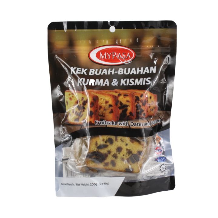 Myrasa Fruit Cake Kurma & Kismis (200g) | Lazada