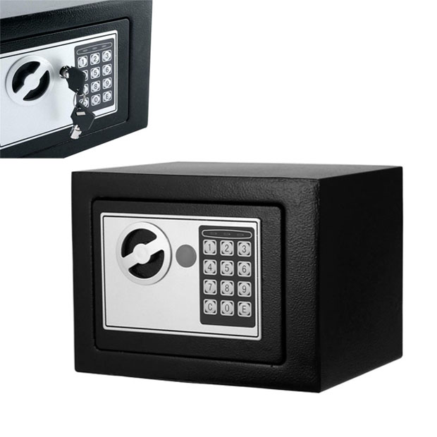 SAFETY VAULT- Mini Savings Security Metal Box Digital Coding Safety ...