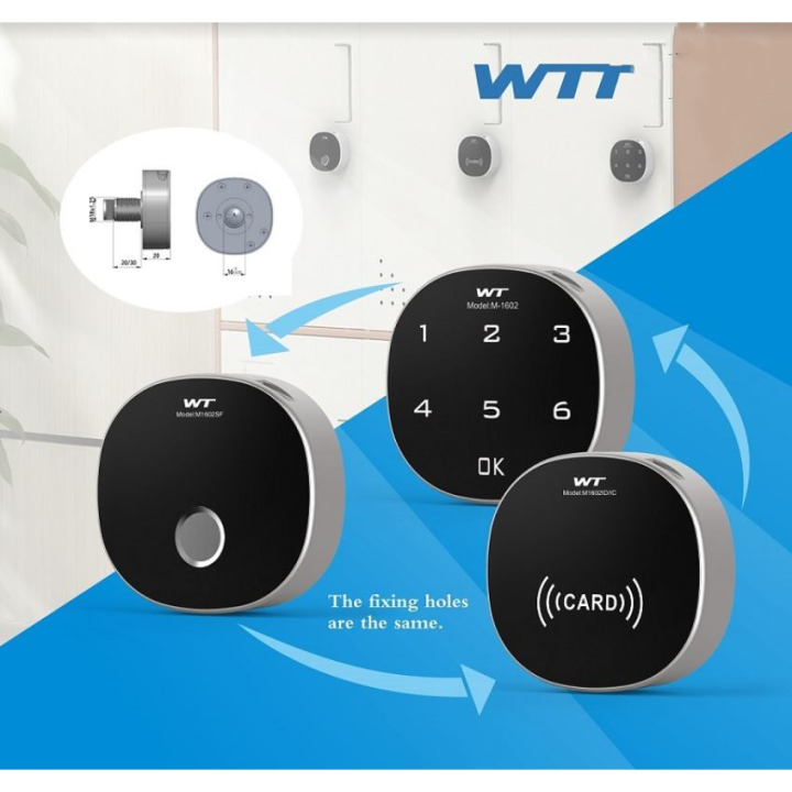 20mm Security Number Passwords/fingerprint lock/Swipe Card Enhanced ...