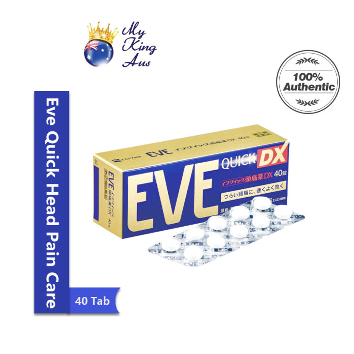 Eve Quick JapanRabbit Head Pain Care 40 Tablets Gold (EXP: 12/2026) [My ...