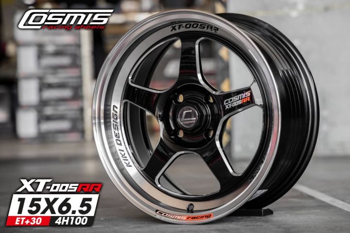 ล้อแม็กขอบ15 15x6.5 4h100 ET+30 "ราคา4วง" (ด่วนโปร!!ส่งฟรี+แถมเสื้อ+แถมน็อตซิ่ง)งานแท้เบาแข็ง ...
