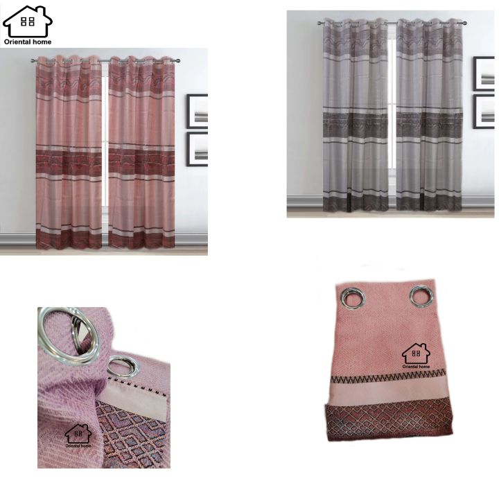 Elegant Light Shading Semi Blackout Curtain High Quality For Bedroom ...