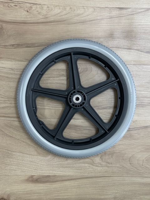 MERS/ FELCO / ESCO Wheelchair Rear Solid Wheel 16 inch PU Tire ...