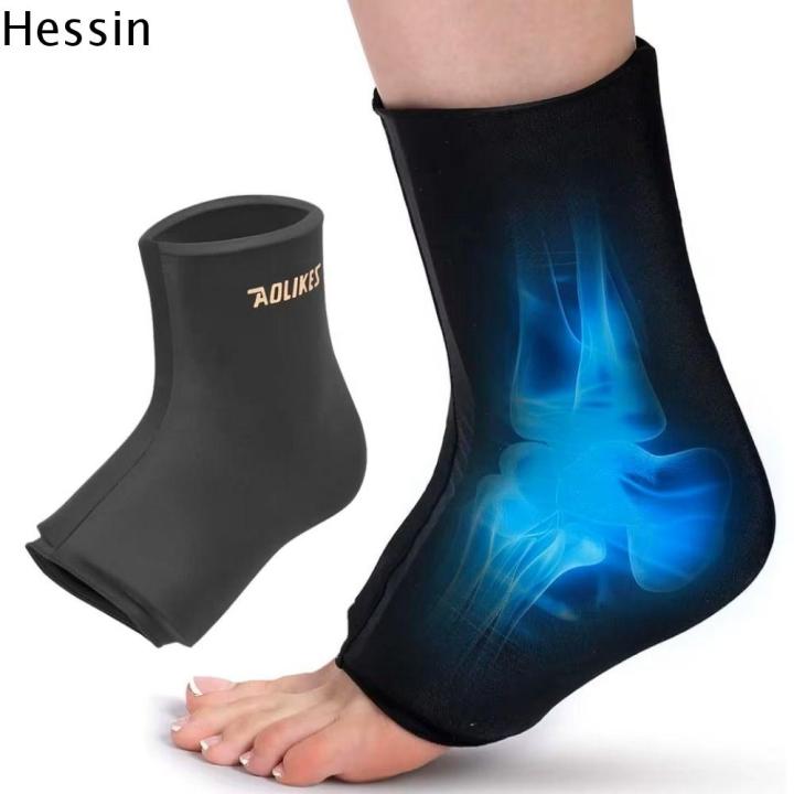 HESSIN พรีเมี่ยมเจล ปลอกข้อเท้าเจลบรรเทา ร้อนและเย็น ใช้ซ้ำได้ แพ็ค ...
