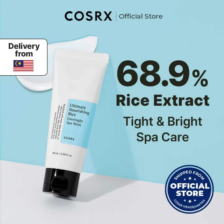 [COSRX OFFICIAL] Ultimate Nourishing Rice Overnight Spa Mask 60ml ...
