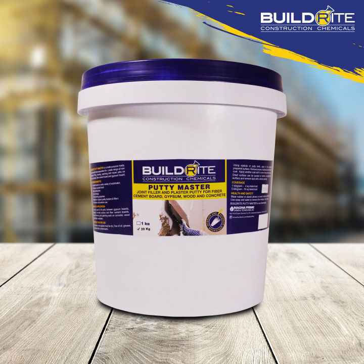 BUILDRITE PUTTY MASTER Joint Filler & Plaster Putty for Fiber Cement ...