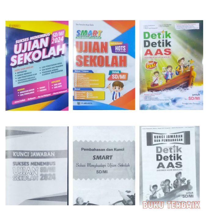 Buku Detik-Detik SMART dan Persiapan Sukses Menembus Ujian Sekolah Tahun 2024 SD Kelas 6 dan ...