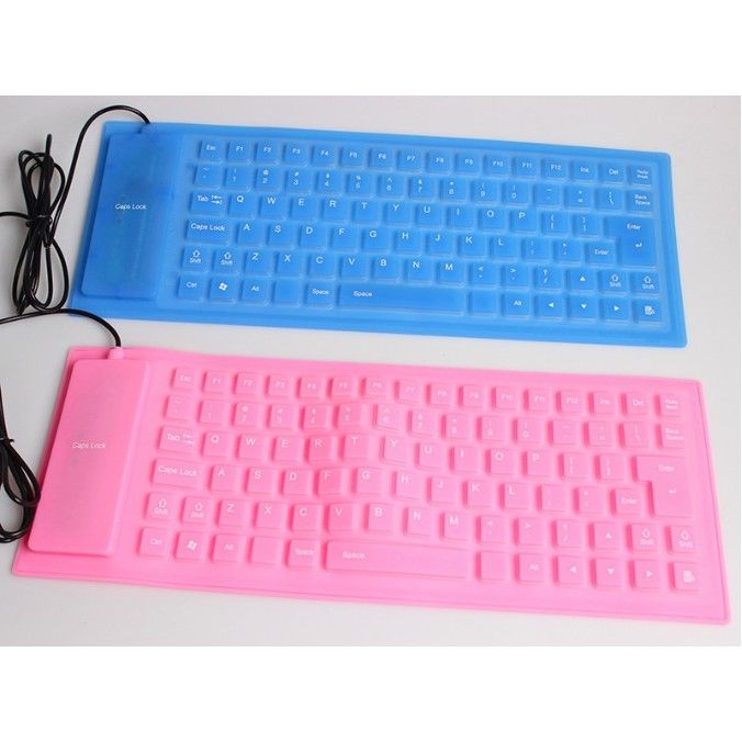 Welcome Foldable Flexible Keyboard Waterproof USB Keyboard | Lazada PH