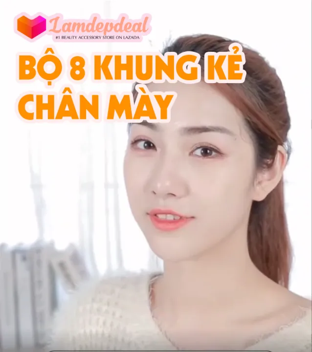 Combo 8 khung kẻ chân mày Magic Lady - Lamdepdeal | Lazada.vn
