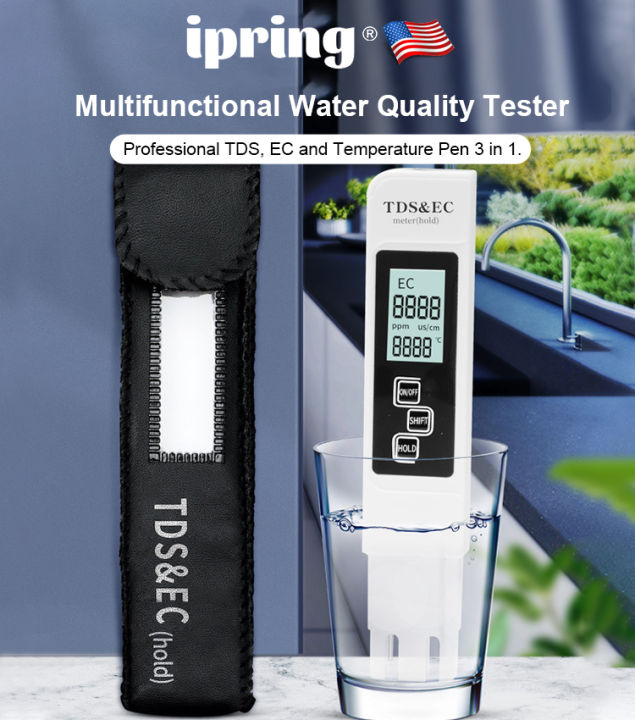 Water quality testing mineral analysis trument thermometer conductivity ...