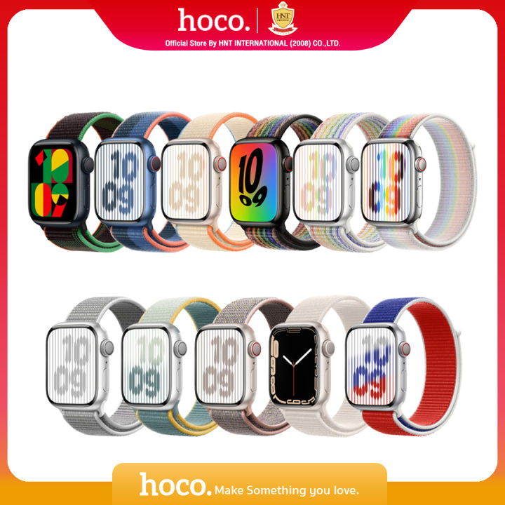 Hoco สายนาฬิกา Original series loop-type nylon strap(38&40&41&42&44&45 ...