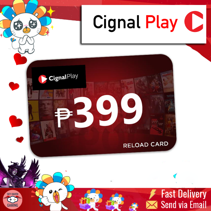 Cignal Play 150, 399 Premium Epin Digital | Lazada PH