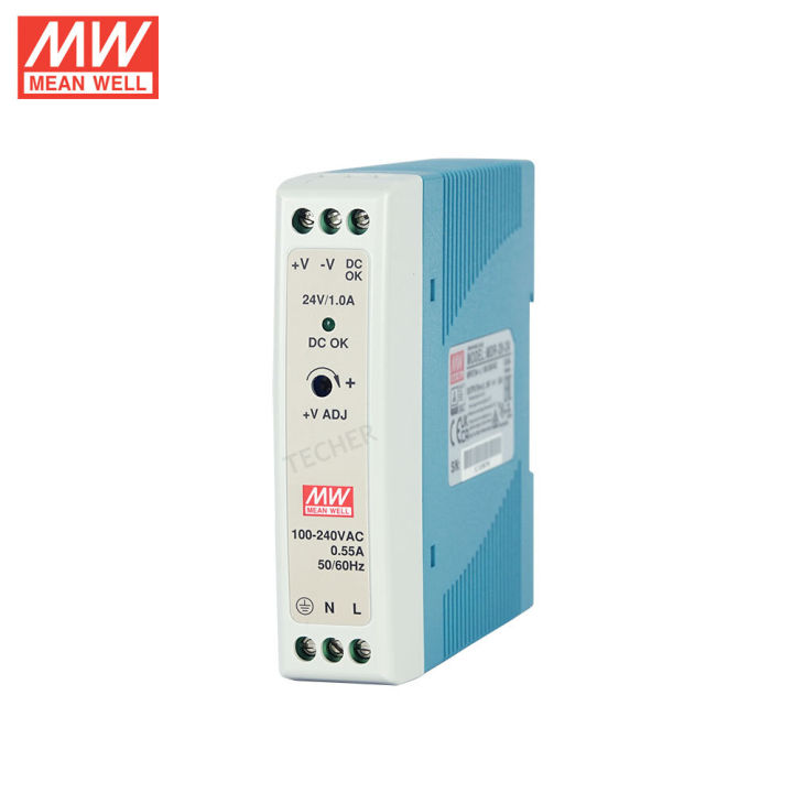 MDR-20-24 | MEAN WELL DIN Rail Switching Power Supply 24V 1A 20W ...