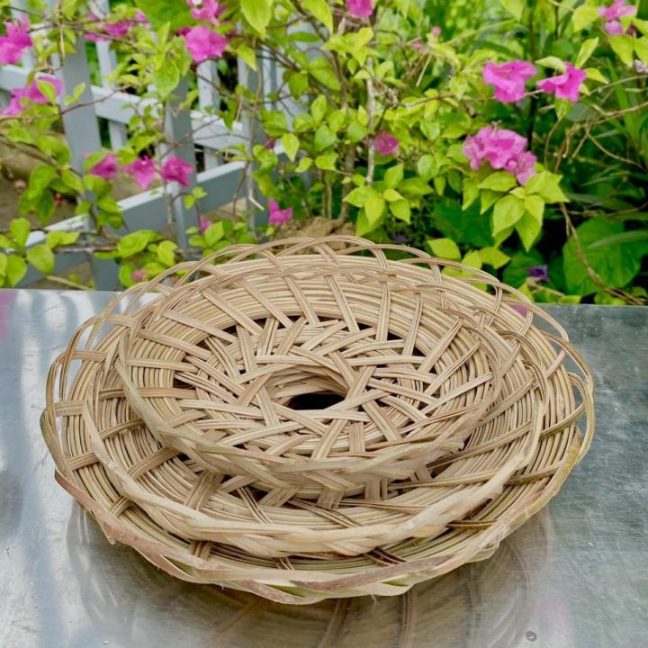 Rế tre lót nồi , tre đan lót nồi niêu gang | Lazada.vn