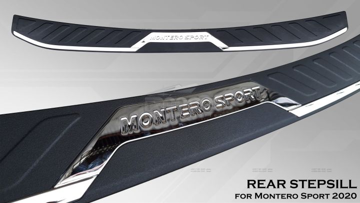 Mitsubishi Montero 2016 TO 2025 Rear Stepsill Thailand Made with Chrome ...