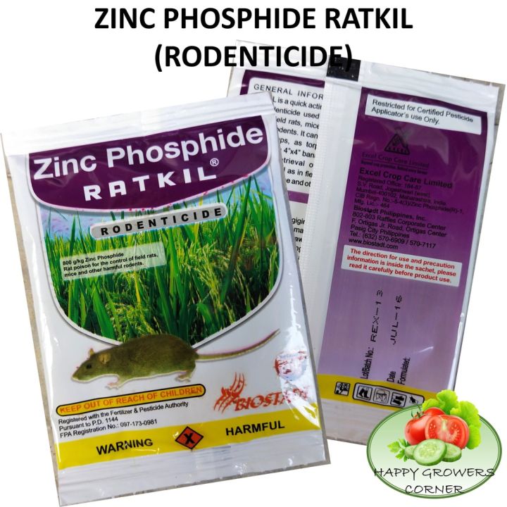 COD Zinc Phosphide Ratkil Rodenticide (10 Grams) | Lazada PH